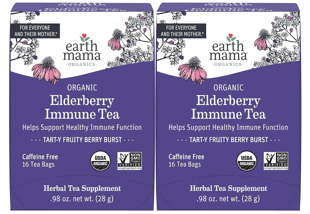 Earth Mama organic elderberry tea bags