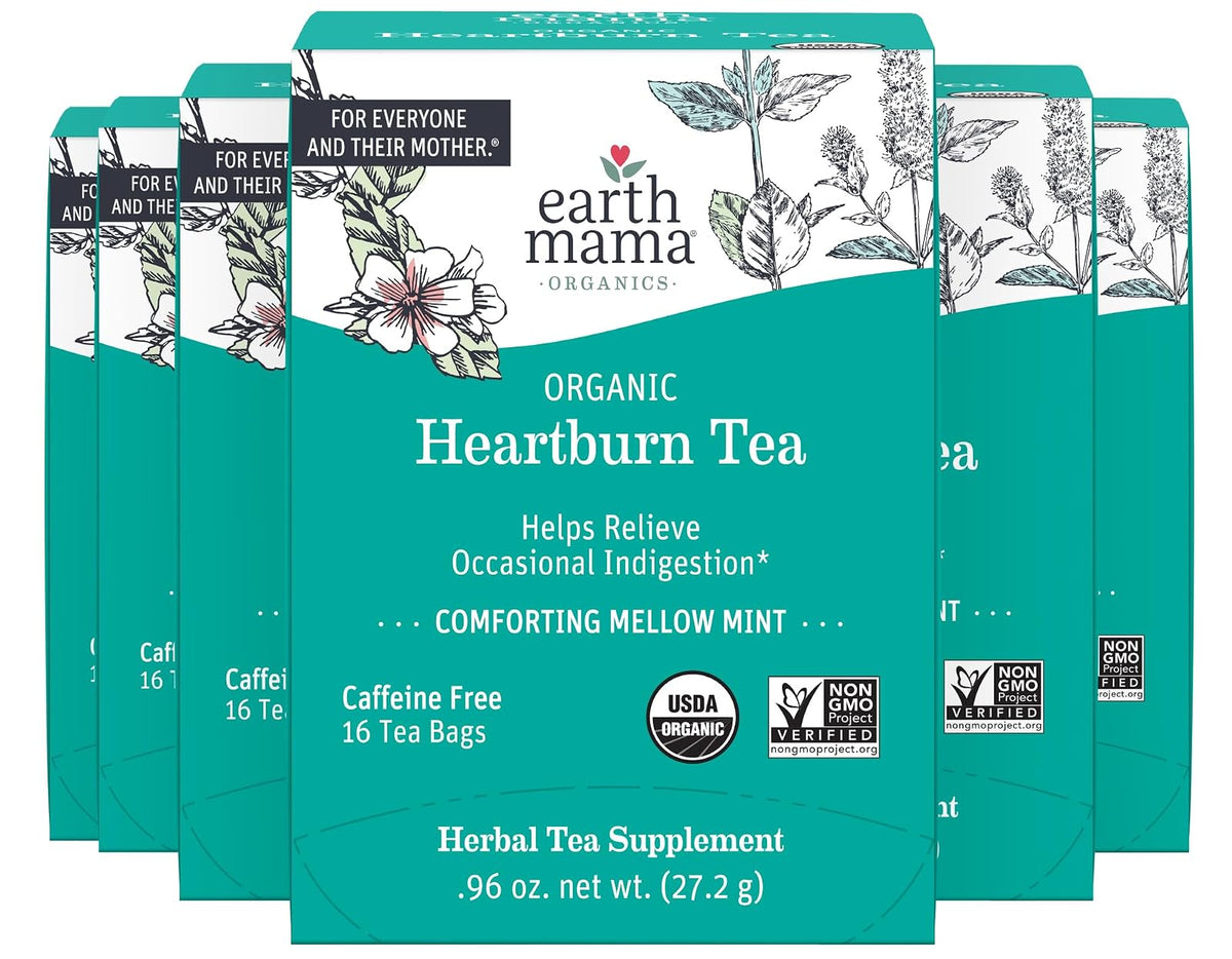 Earth Mama organic heartburn tea bags