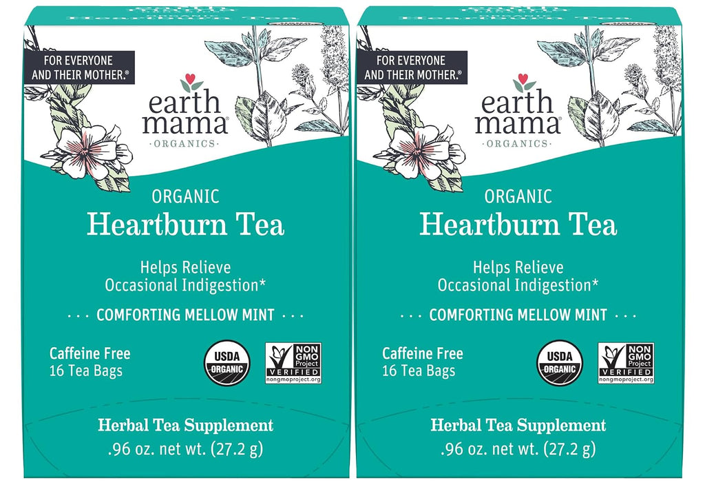 Earth Mama organic heartburn tea bags