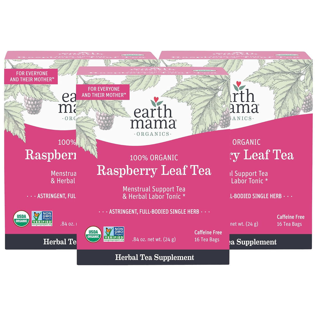 Earth Mama raspberry leaf herbal tea