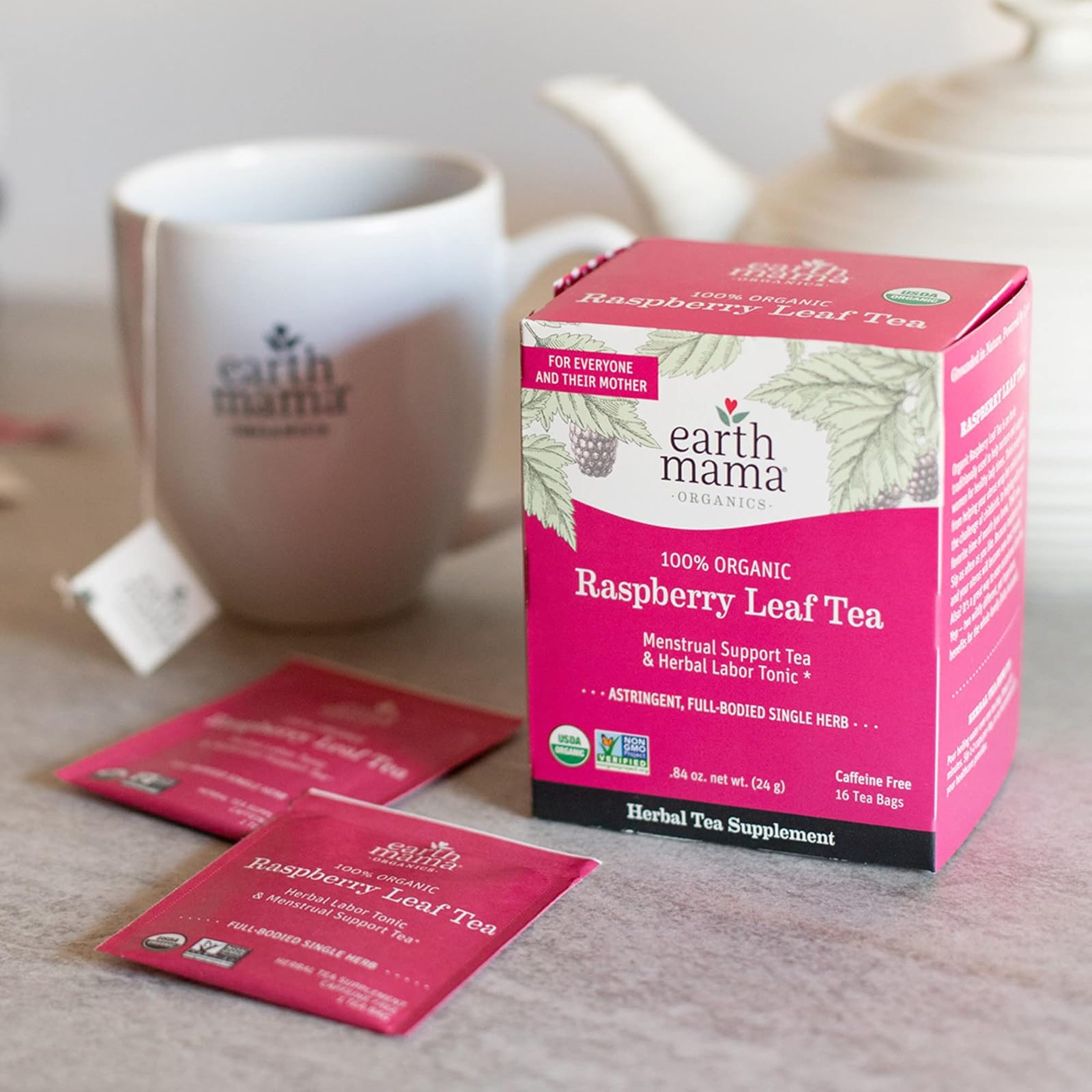 Earth Mama raspberry leaf tea benefits