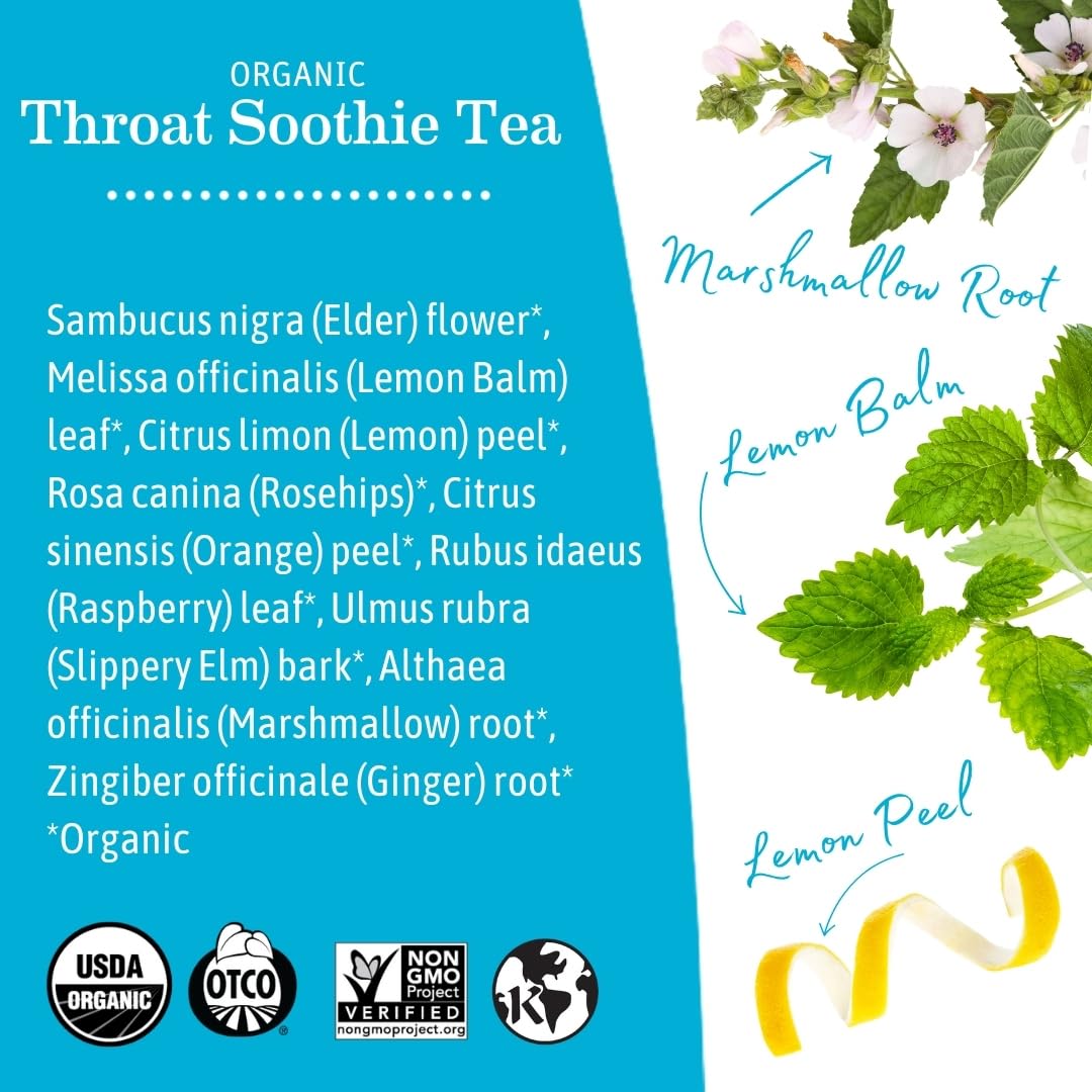 Earth Mama throat tea with chamomile