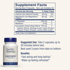 Earth's Bounty melatonin for restful sleep