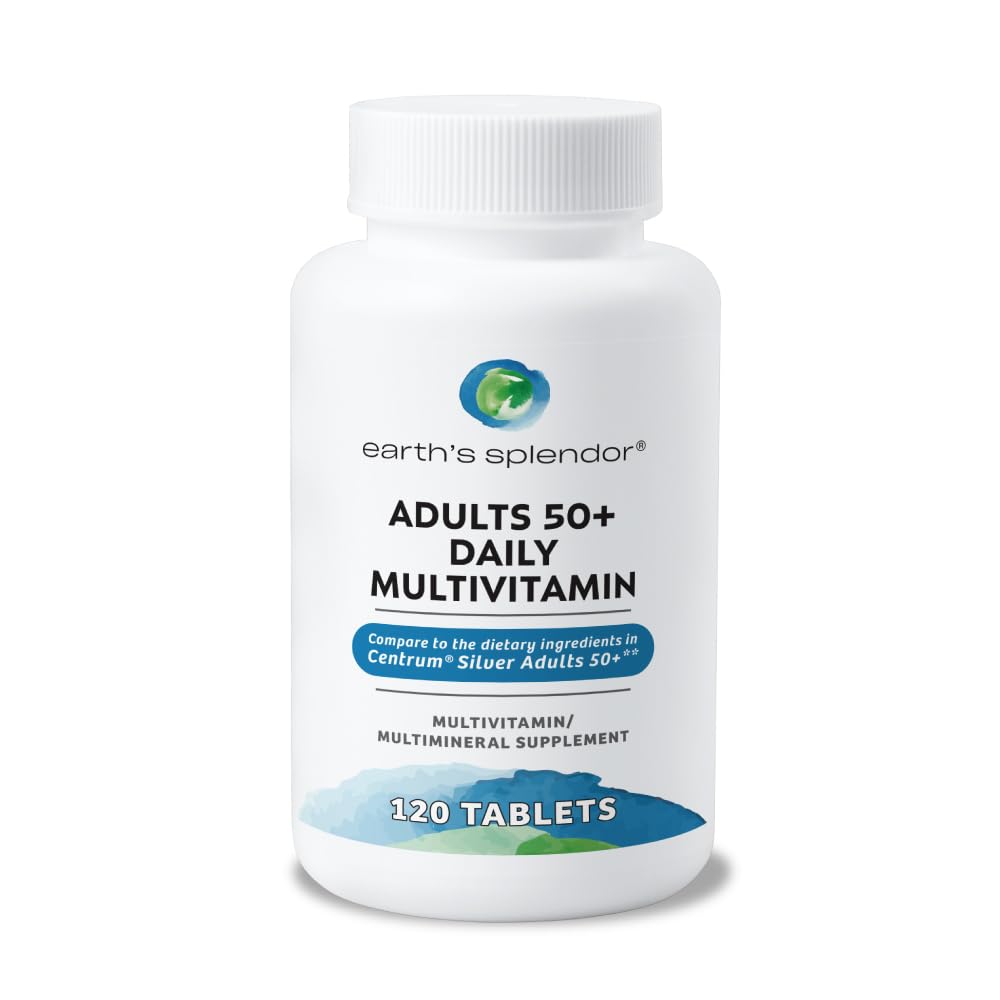 Earth's Splendor 50Plus multivitamin tablets