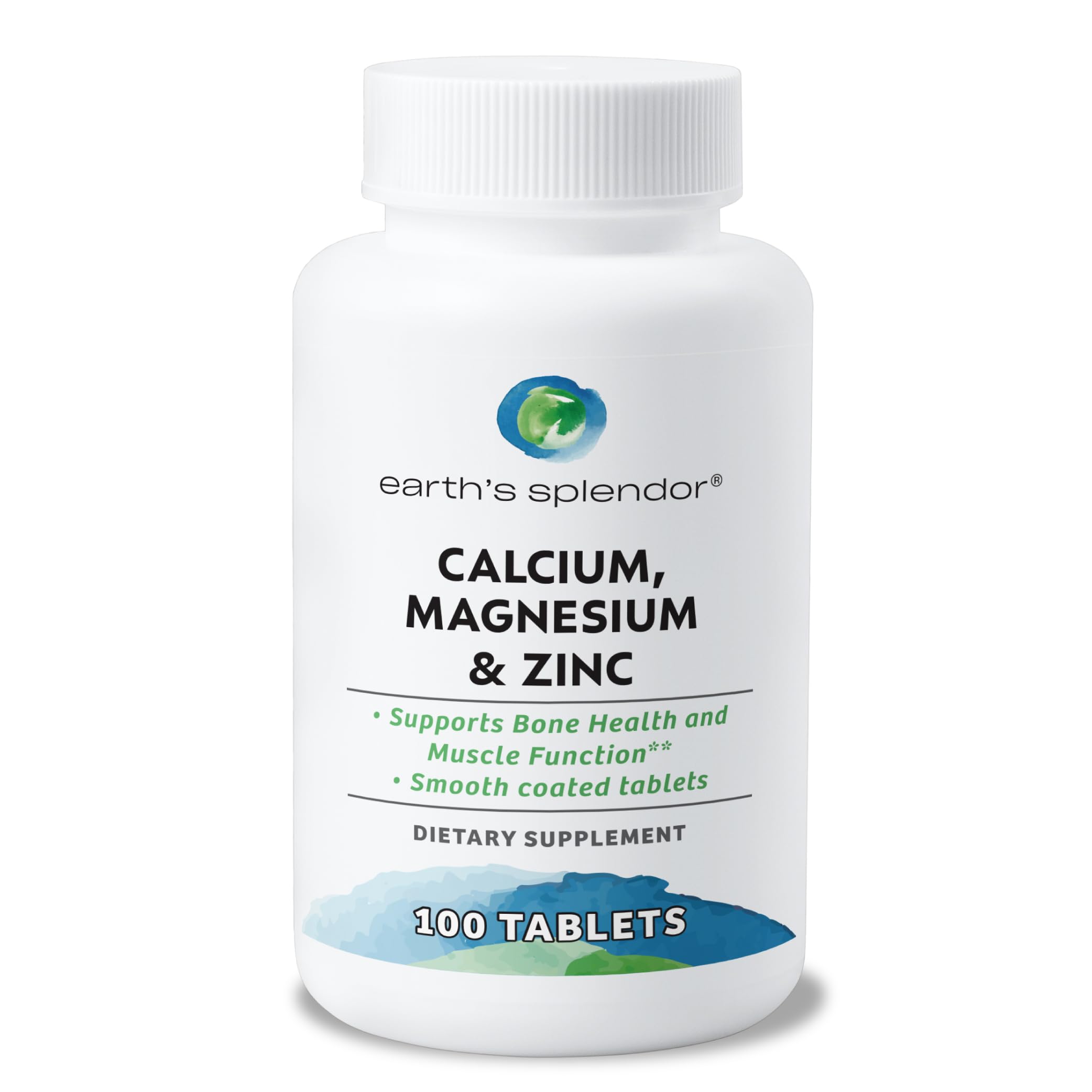 Earth's Splendor calcium tablets for bone health