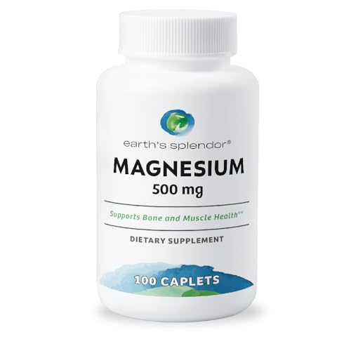 Earth's Splendor magnesium caplets for muscle support
