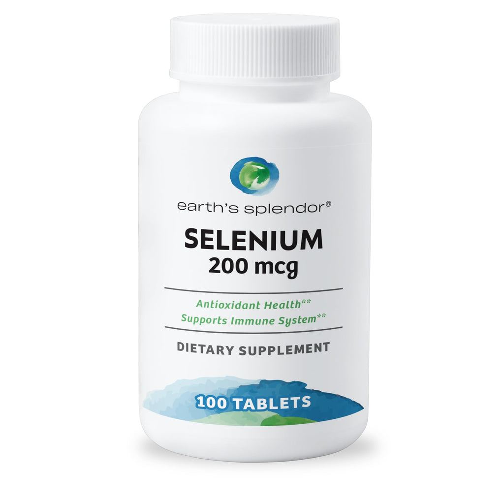Earth's Splendor selenium antioxidant supplement