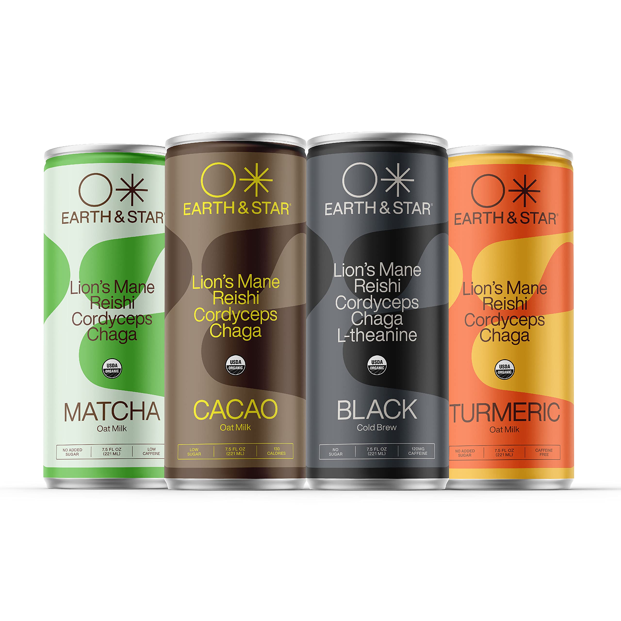 Earth & Star mushroom latte variety pack