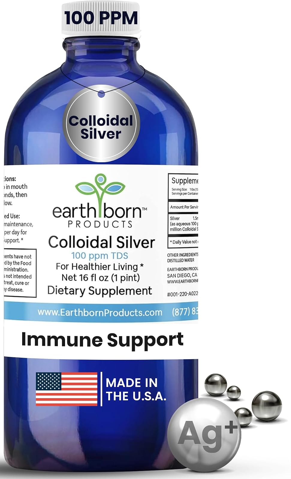 Earthborn colloidal silver liquid benefits