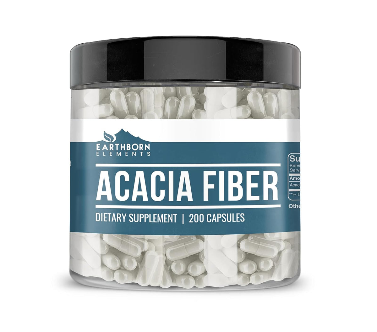 Earthborn Elements Acacia Fiber capsules