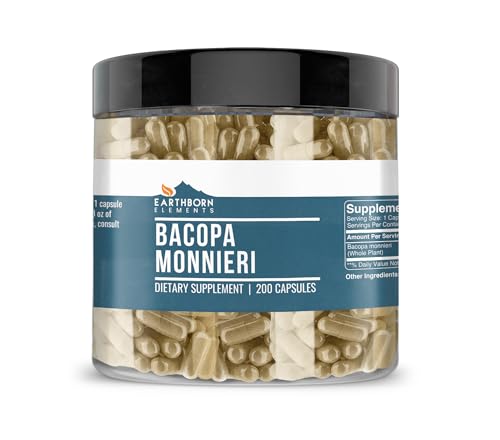 Earthborn Elements Bacopa Monnieri capsules