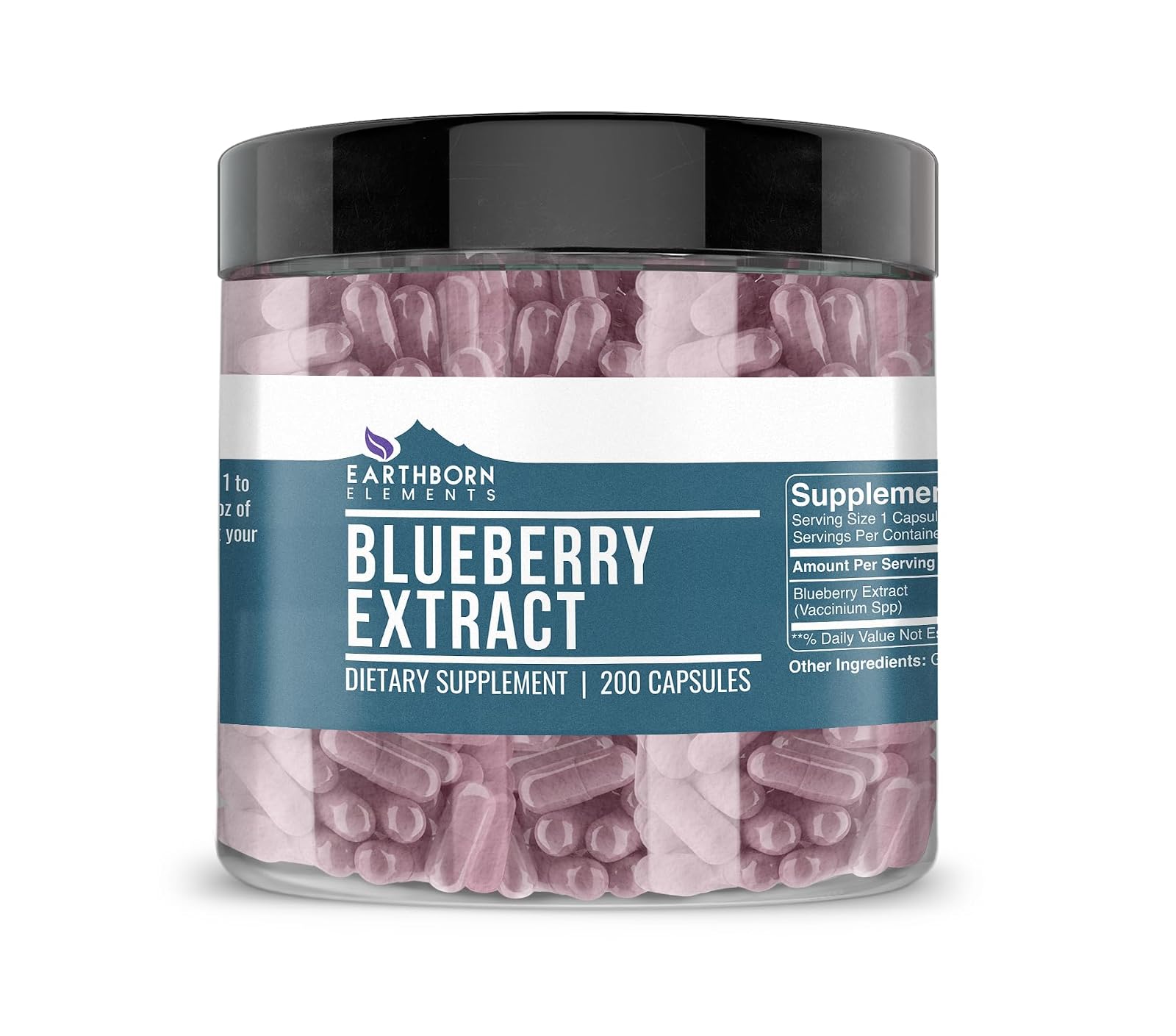 Earthborn Elements blueberry extract capsules