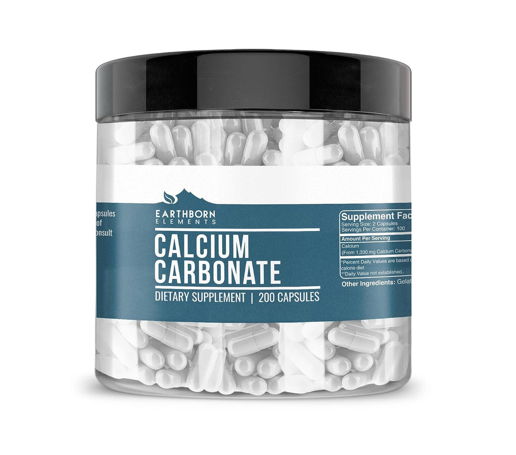 Earthborn Elements calcium carbonate capsules