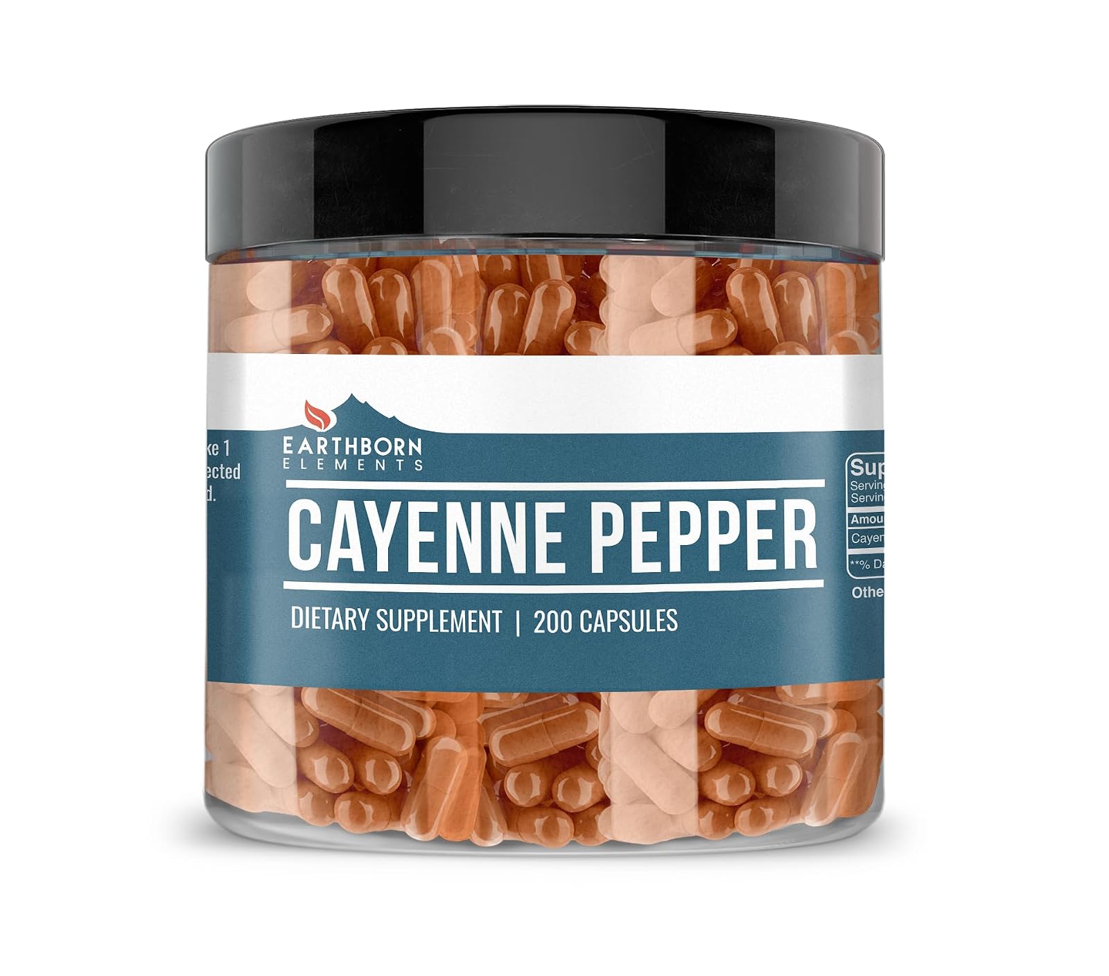 Earthborn Elements cayenne pepper capsules