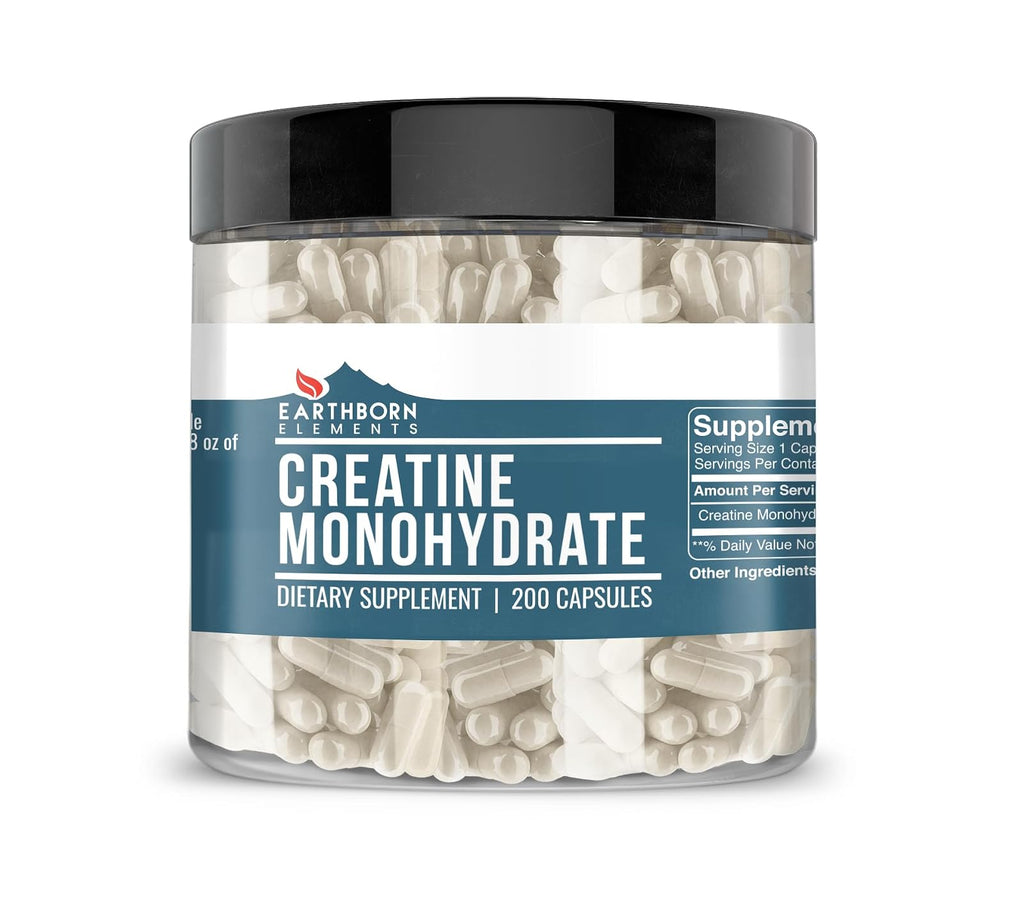 Earthborn Elements creatine monohydrate capsules