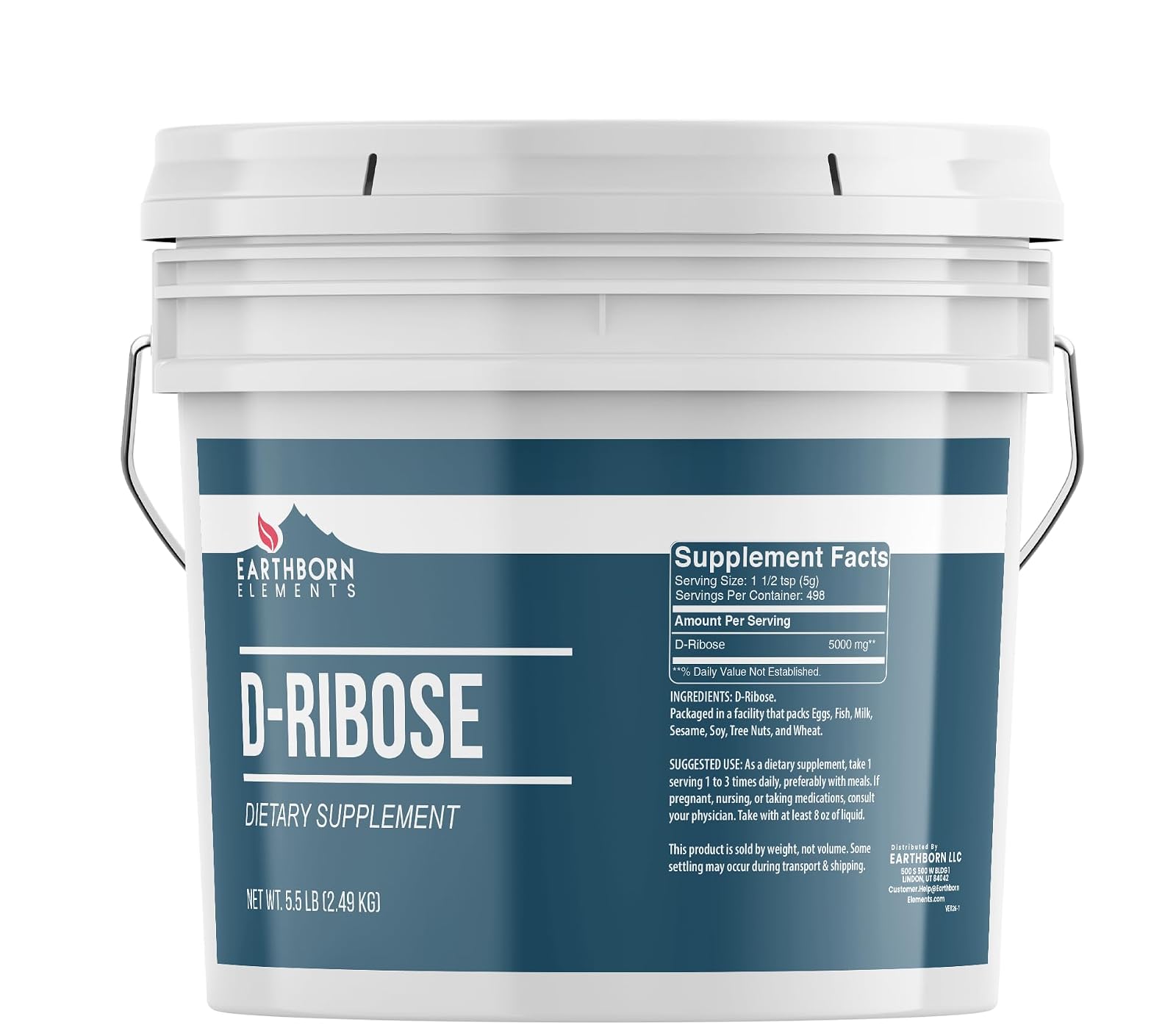 Earthborn Elements D-Ribose for energy
