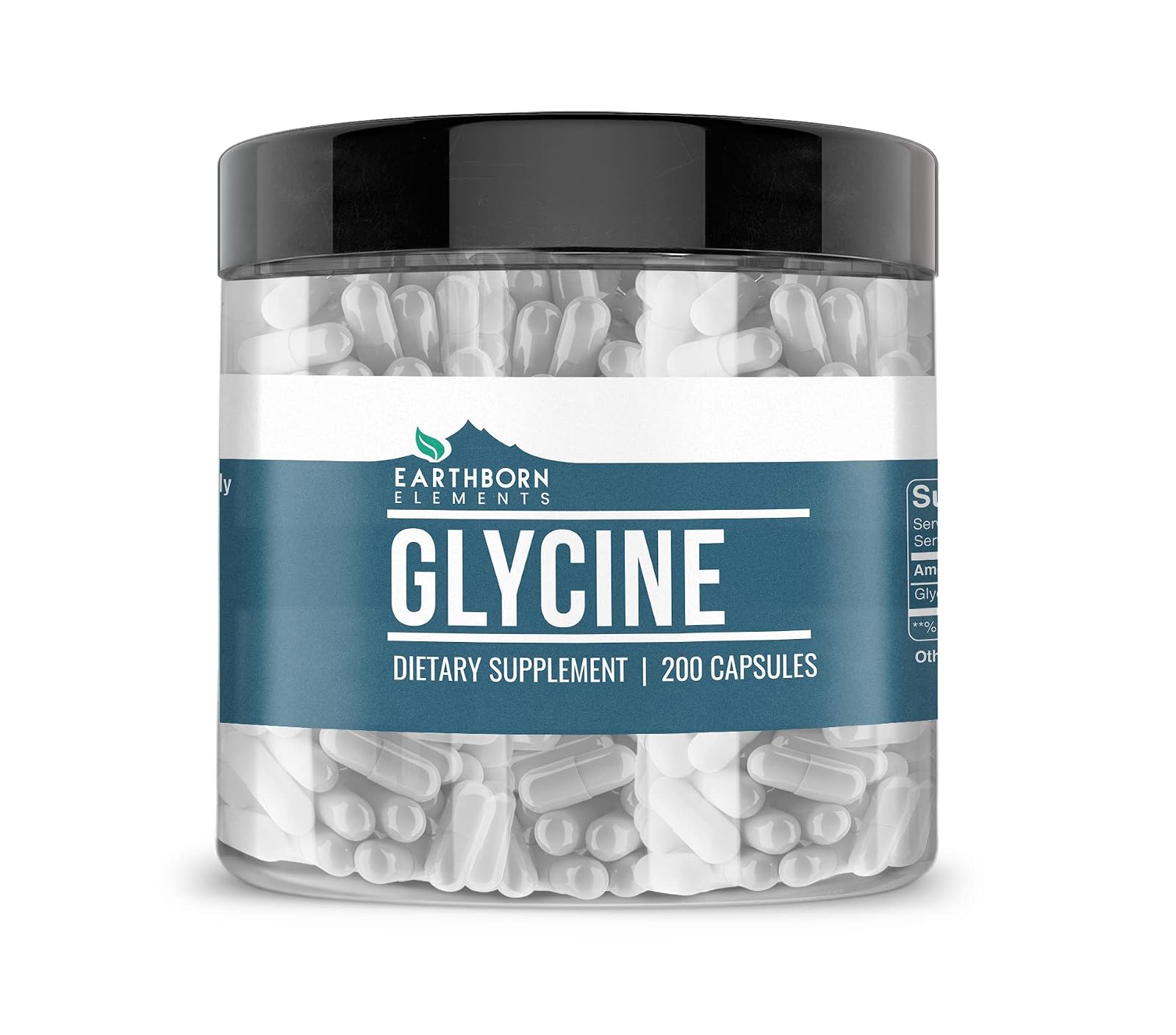 Earthborn Elements Glycine 1000 mg capsules