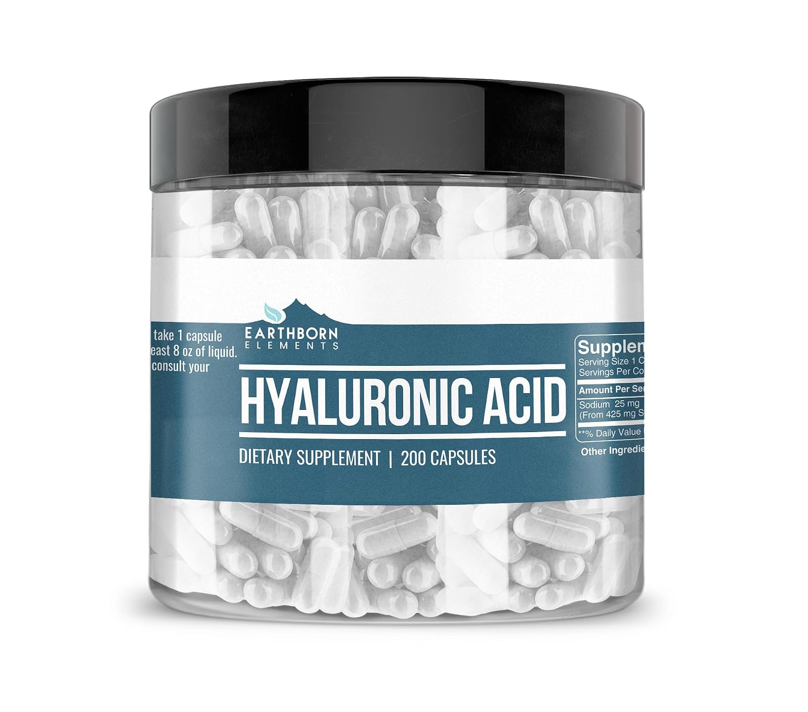 Earthborn Elements hyaluronic acid capsules