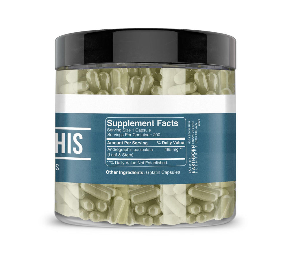 Earthborn Elements immune support capsules