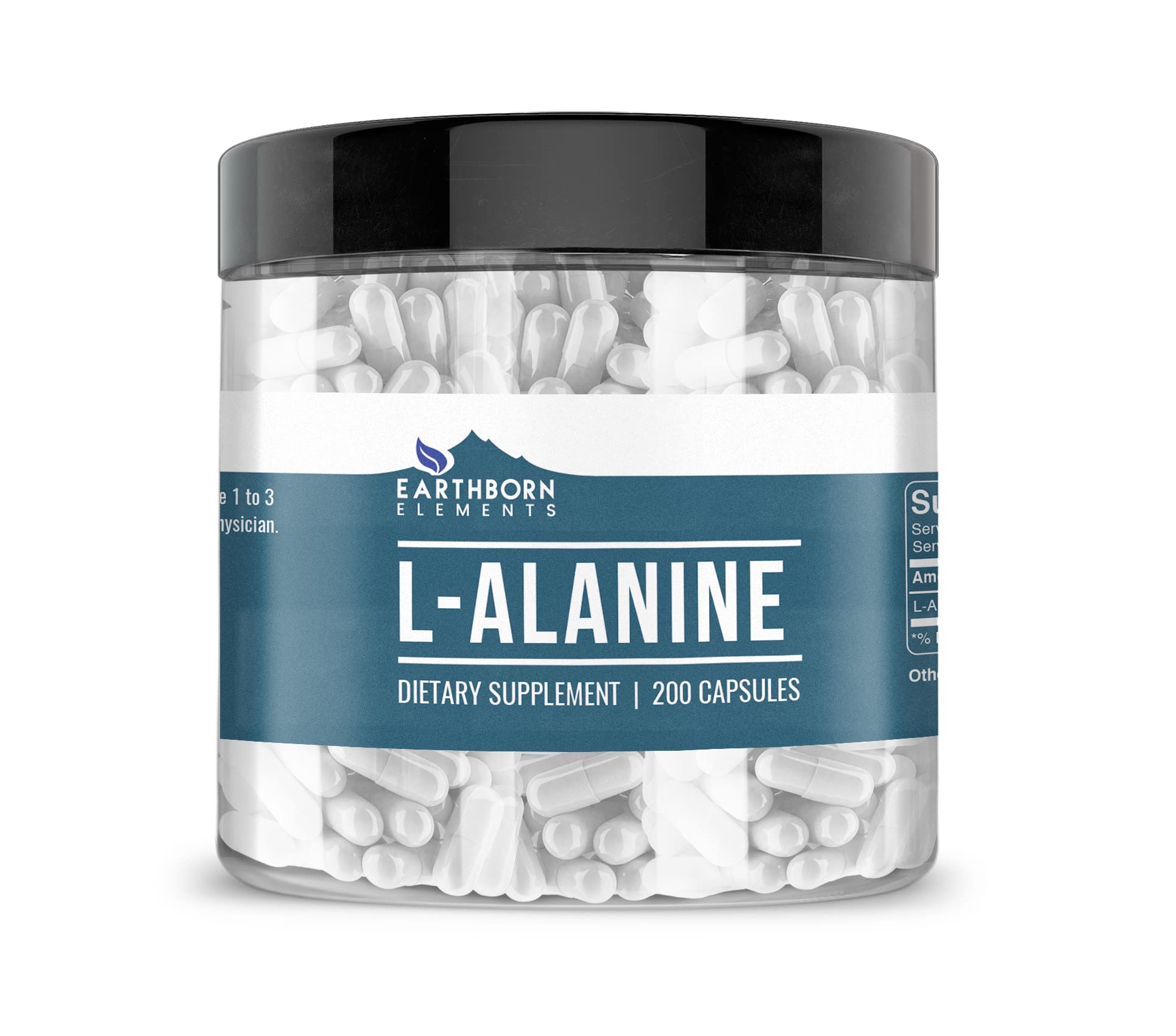Earthborn Elements L-Alanine capsules for energy