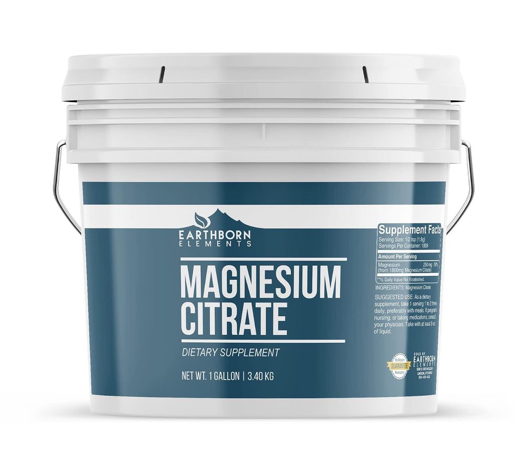 Earthborn Elements magnesium citrate bucket