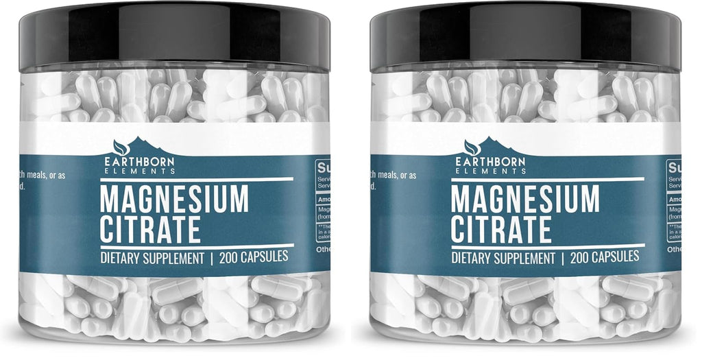 Earthborn Elements magnesium citrate capsules