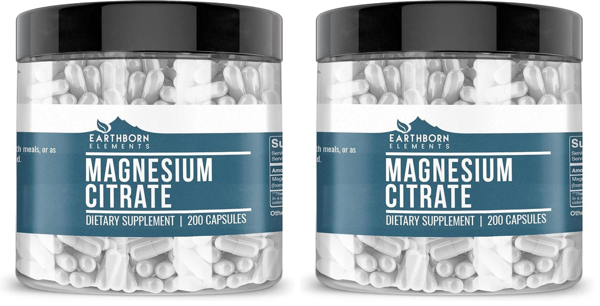 Earthborn Elements magnesium citrate capsules