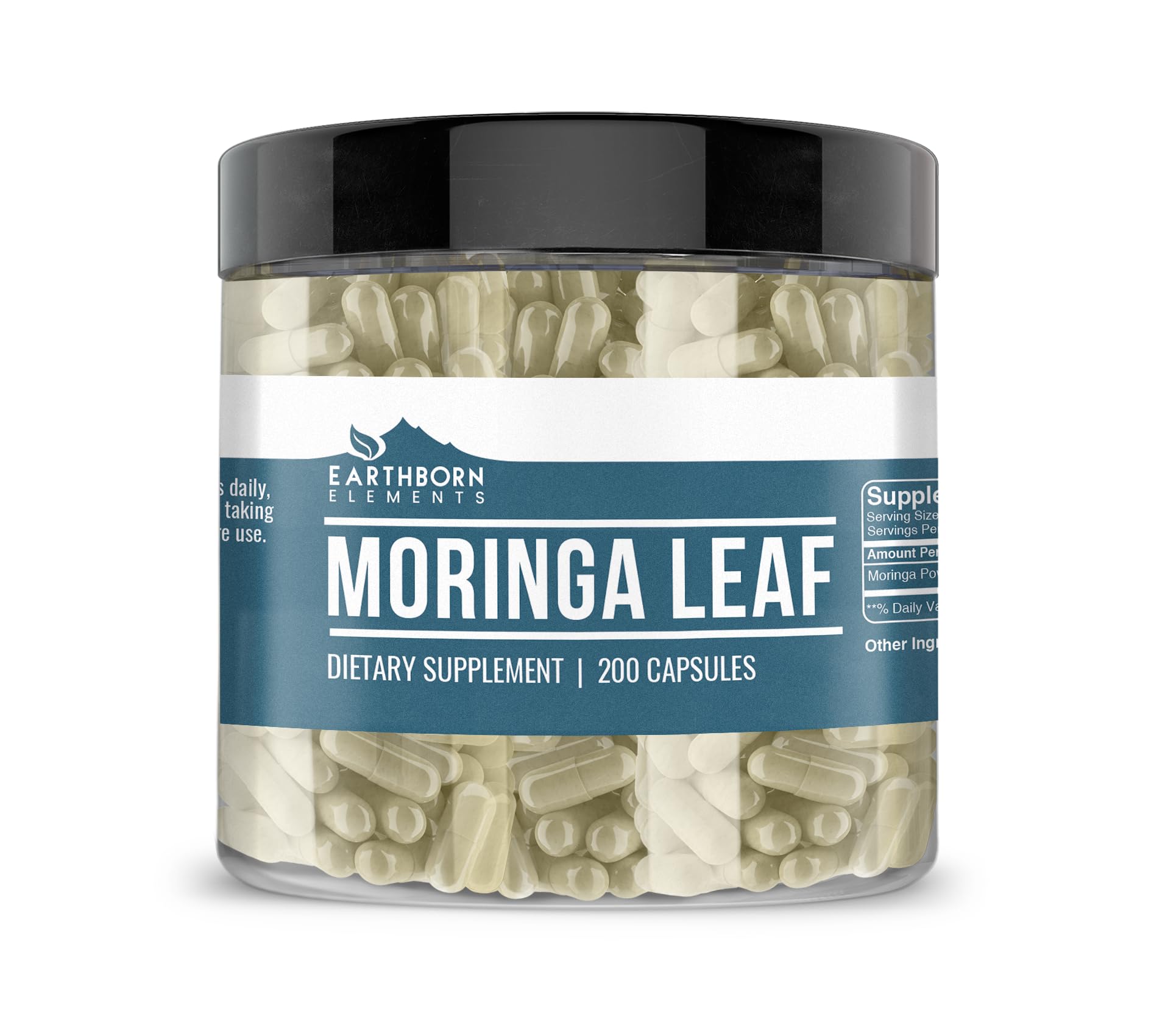 Earthborn Elements Moringa capsules for energy