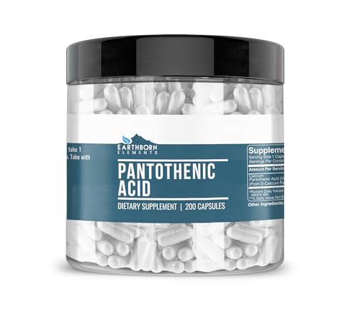 Earthborn Elements Pantothenic Acid capsules