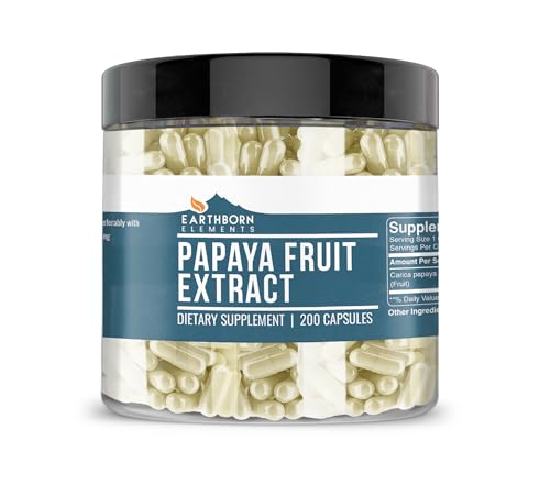 Earthborn Elements papaya extract capsules
