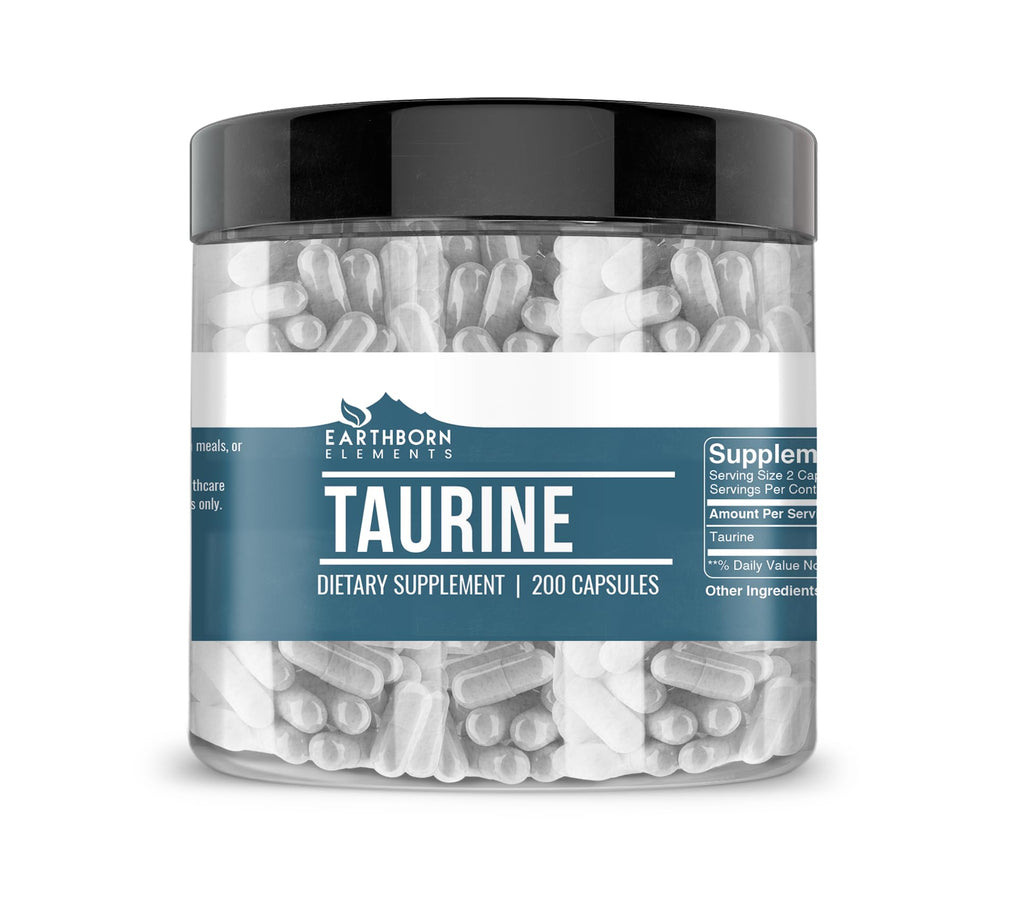 Earthborn Elements Taurine pure capsules