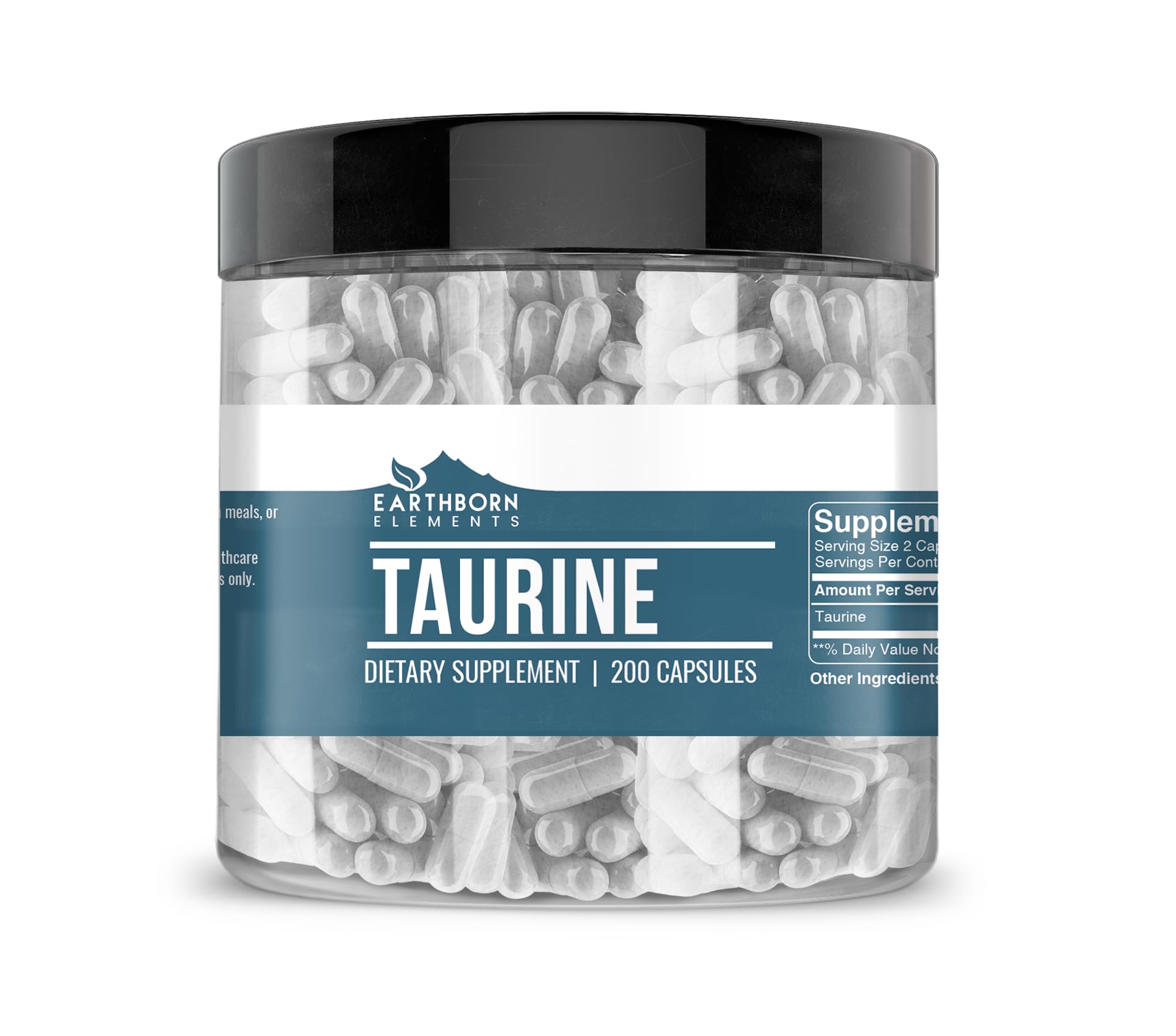 Earthborn Elements Taurine pure capsules