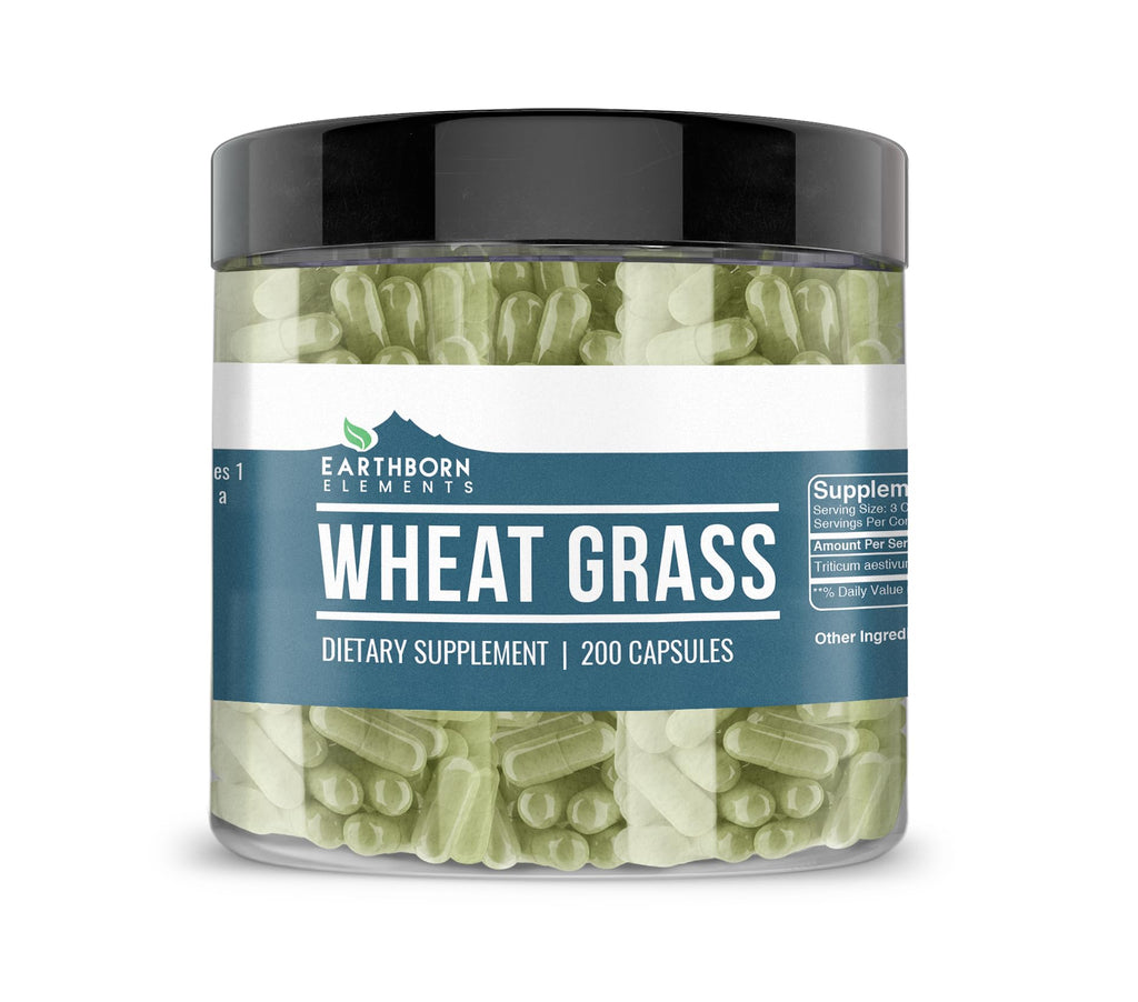 Earthborn Elements wheat grass capsules
