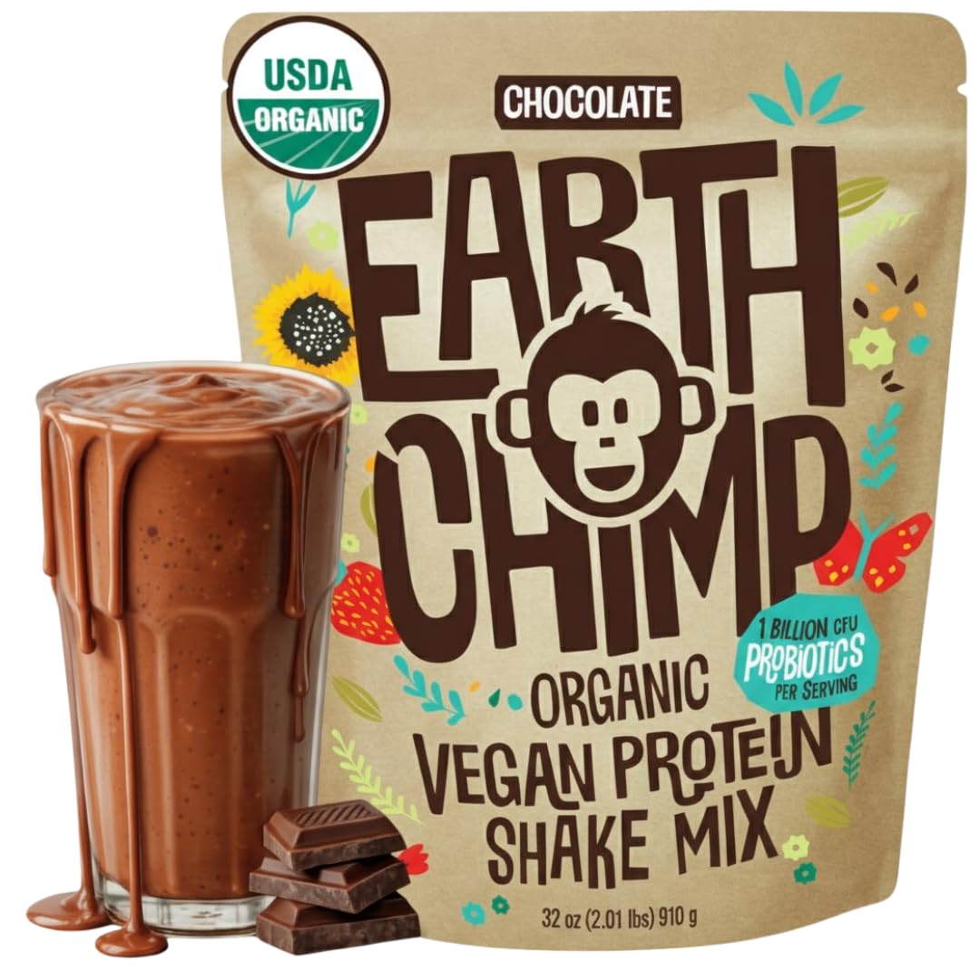 EarthChimp organic plant protein powder