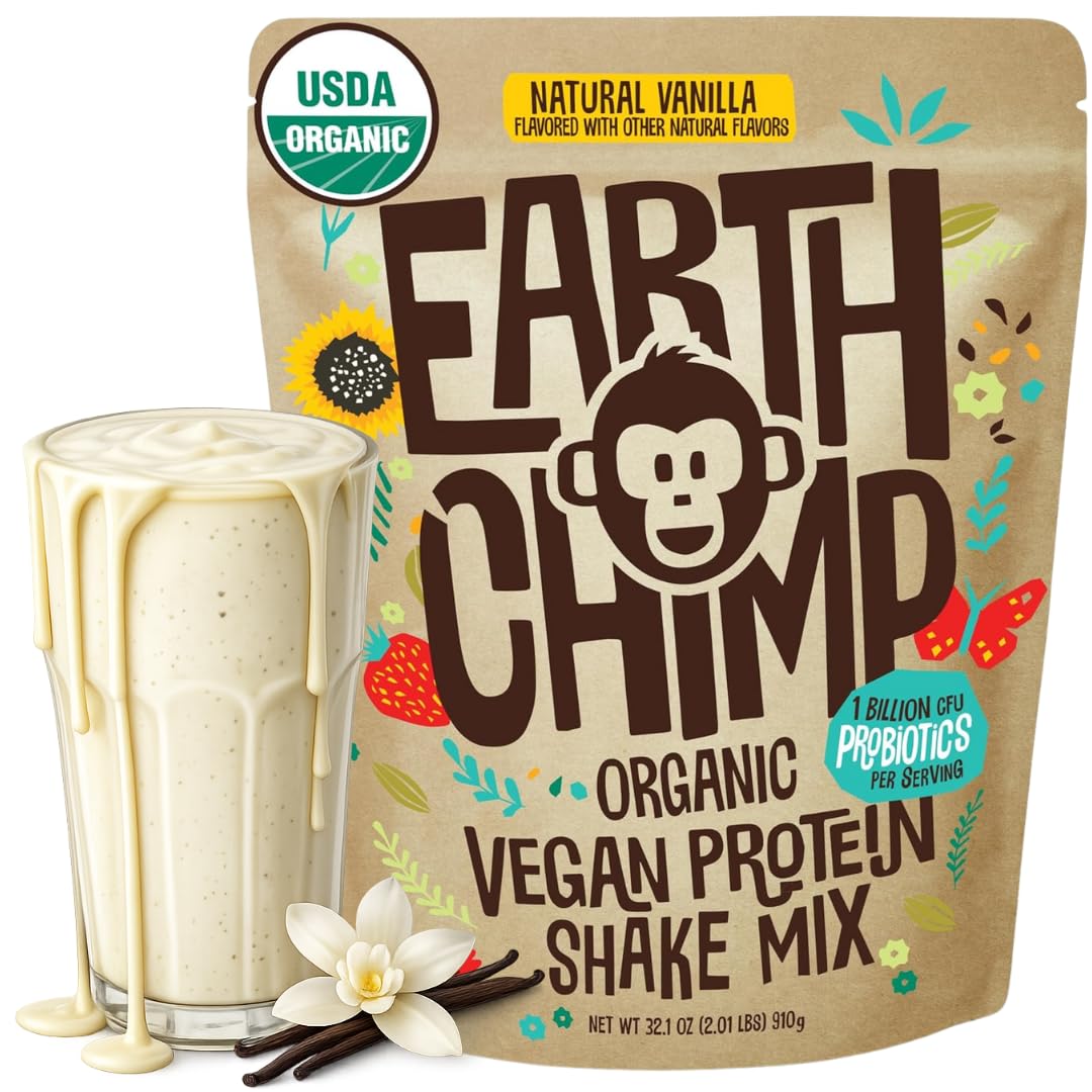 EarthChimp organic plant protein powder