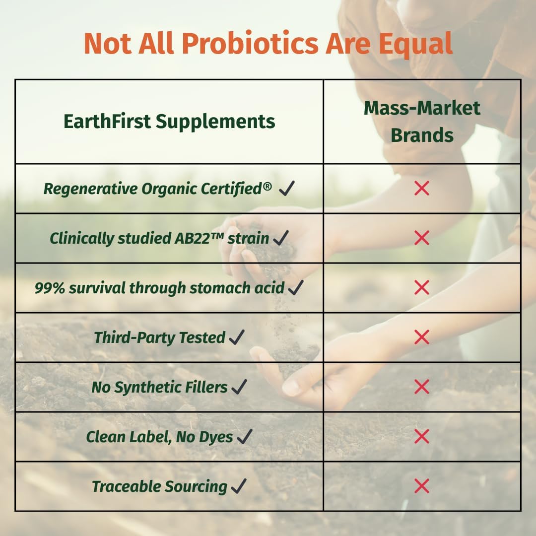 EarthFirst Organic gut health formula