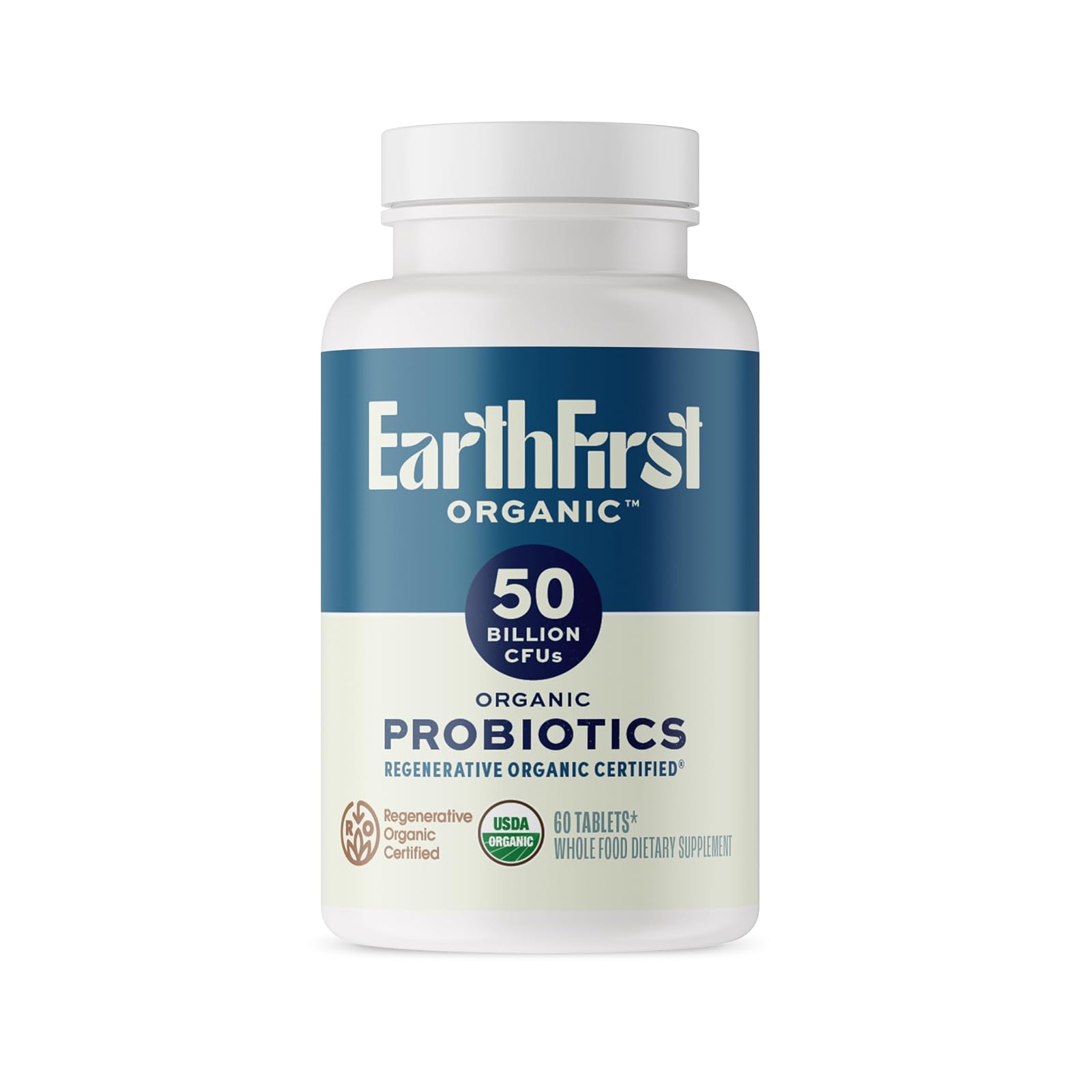 EarthFirst Organic probiotic tablets