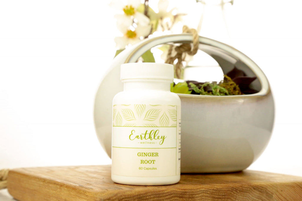 Earthley ginger capsules for vitality