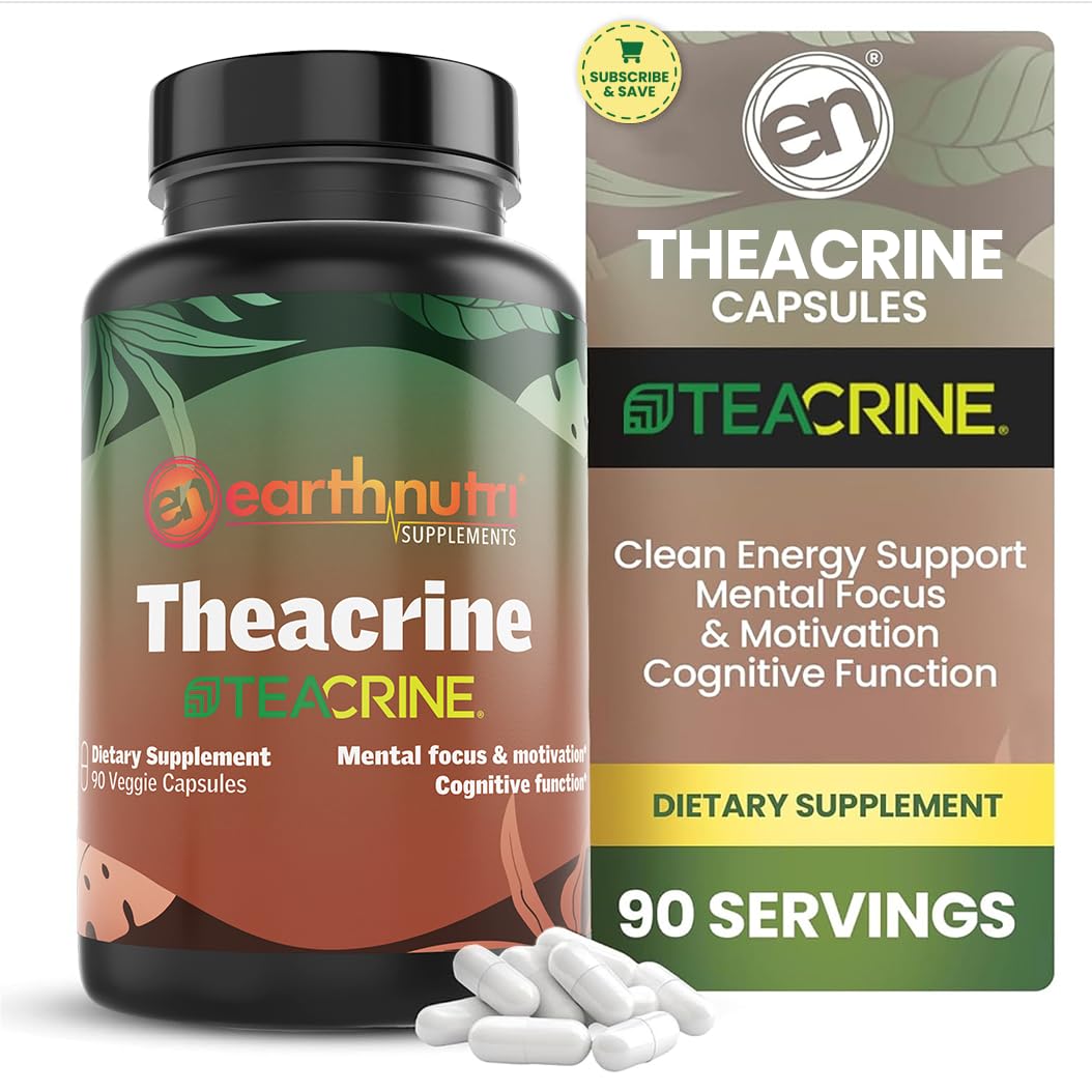 EarthNutri Theacrine energy boost capsules