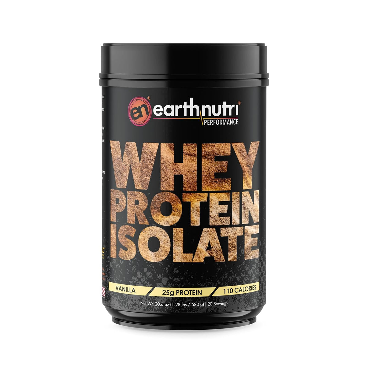 EarthNutri vanilla whey isolate protein