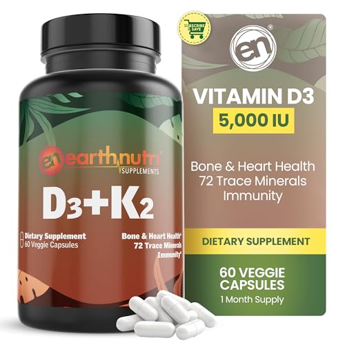 EarthNutri Vitamin D3 K2 capsules