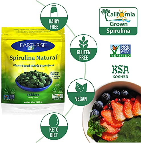 Earthrise spirulina for daily nutrition
