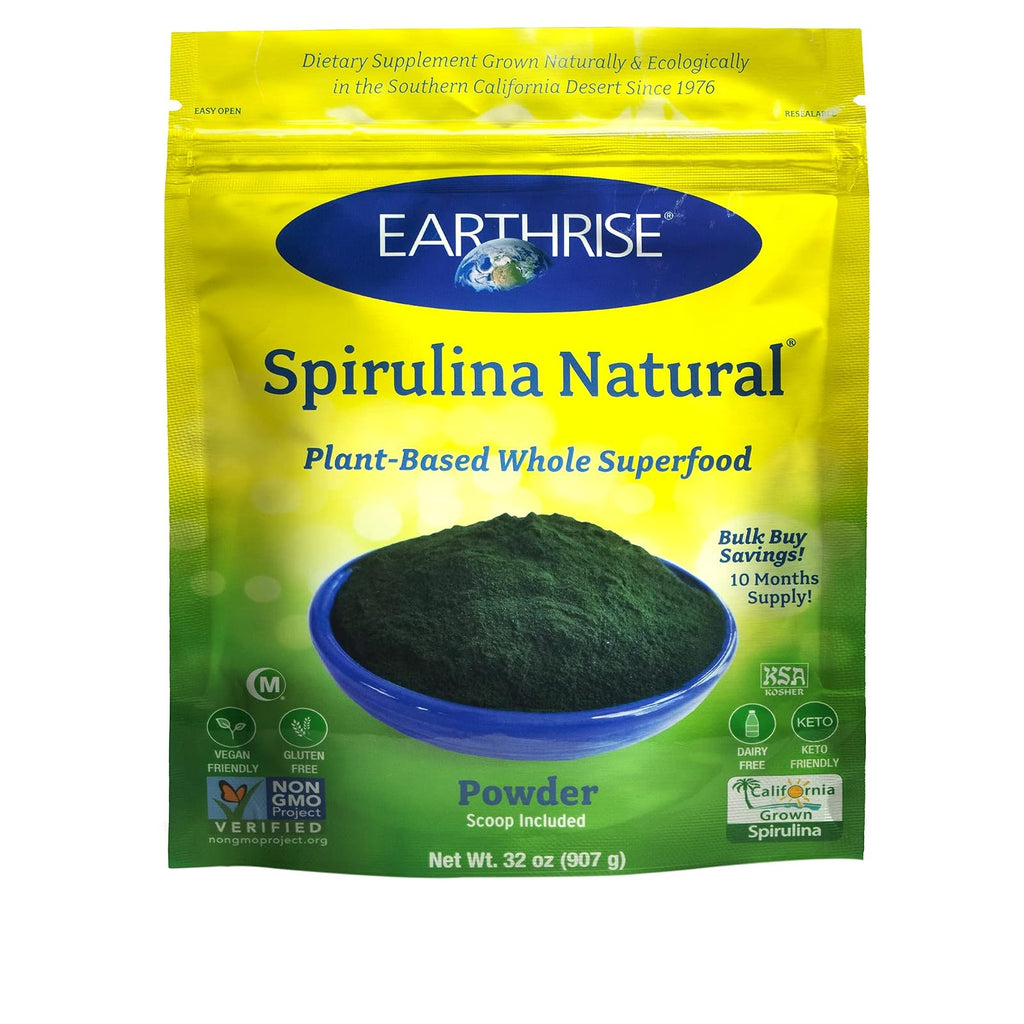 Earthrise spirulina natural powder benefits