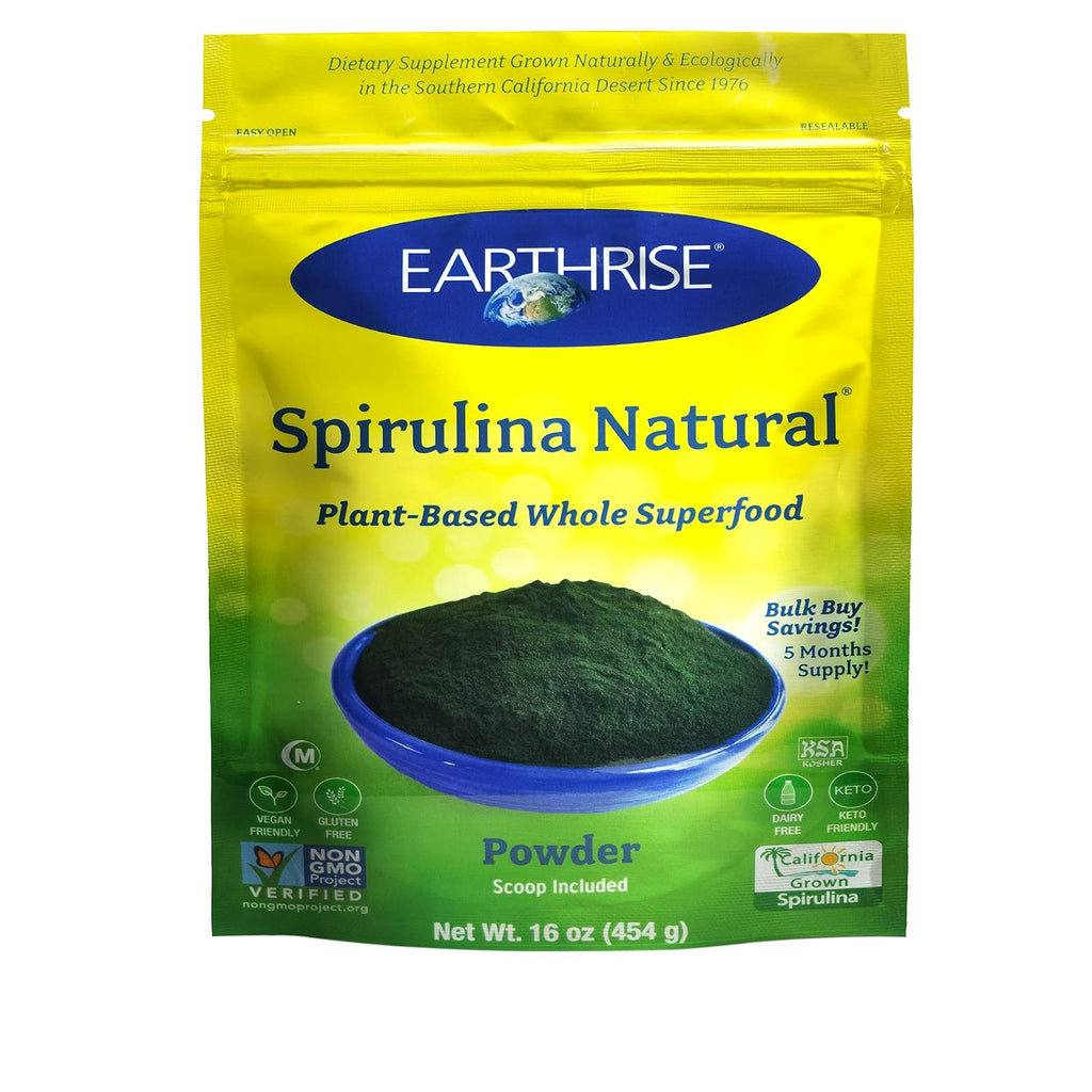 Earthrise spirulina powder for smoothies