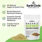 earthy flavour hemp protein for shakes