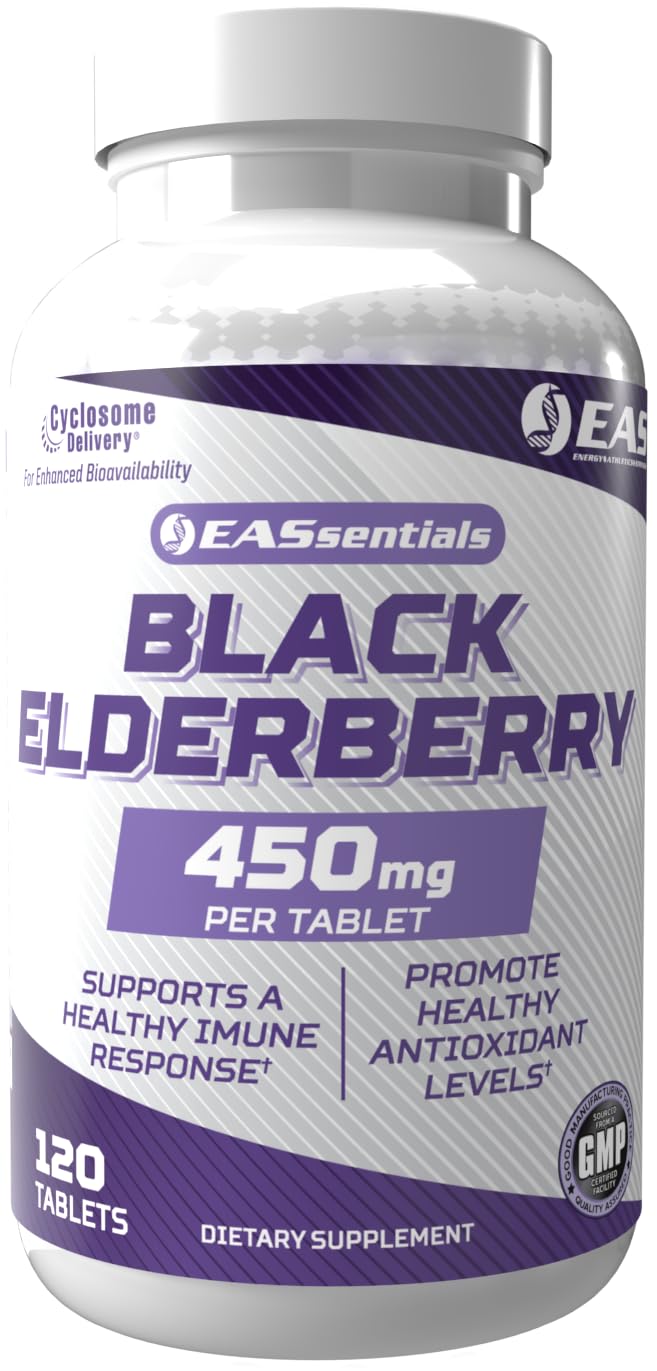 EAS Black Elderberry immune support tablets