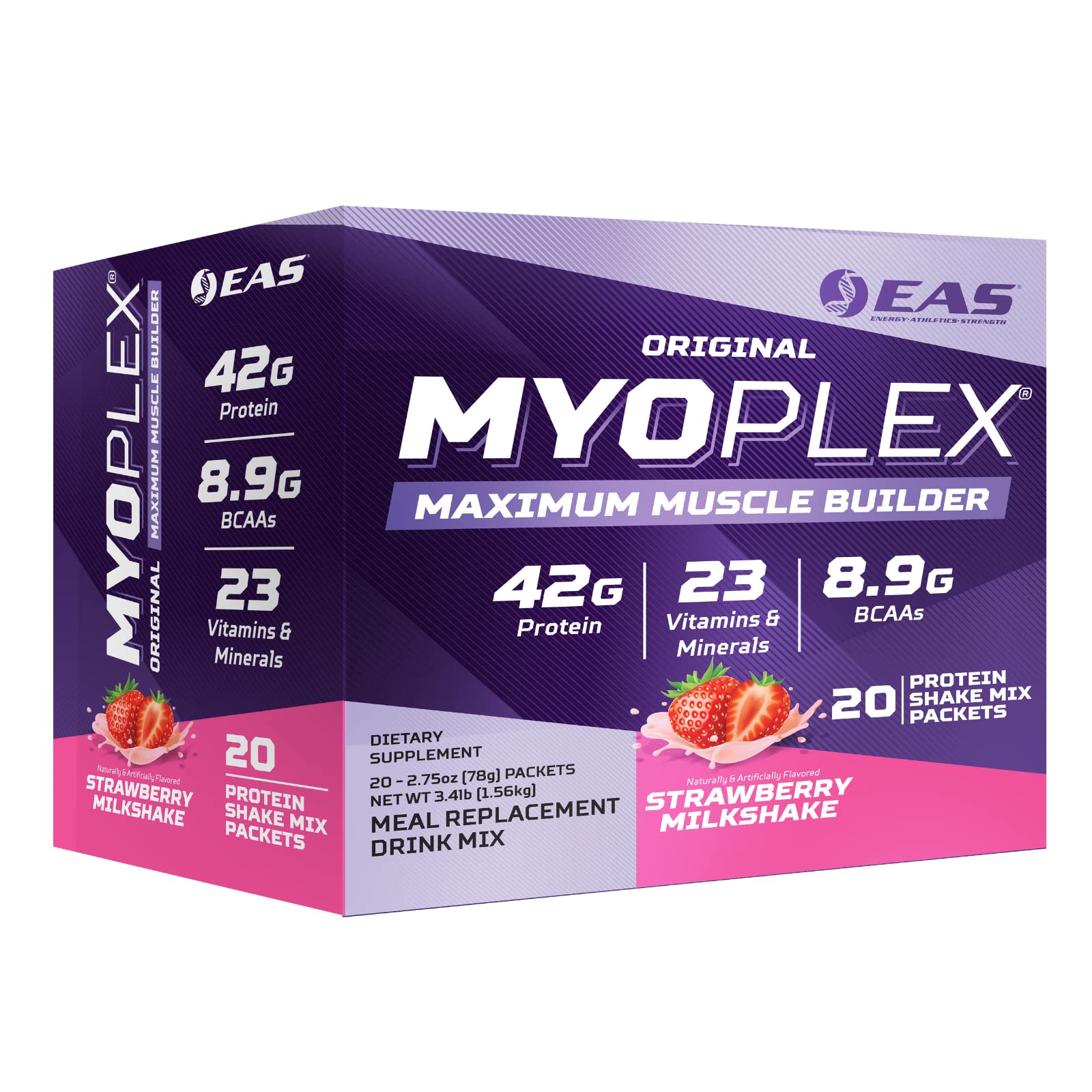 EAS Myoplex strawberry protein drink