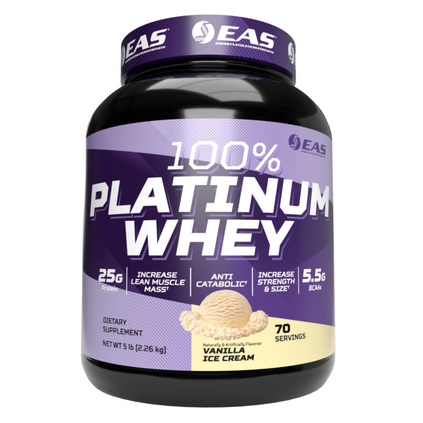 EAS whey protein vanilla flavour
