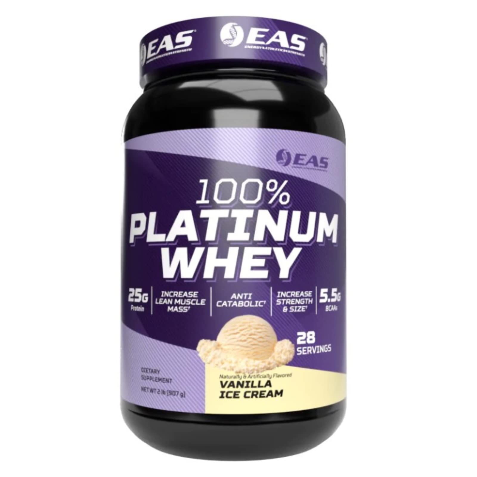 EAS whey protein vanilla ice cream
