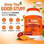 Easily mixable Vitamin C powder